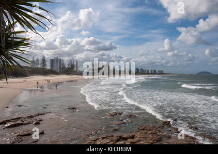 Alexandra Headland Beach Sunshine Coast Queensland Australia aerial ...