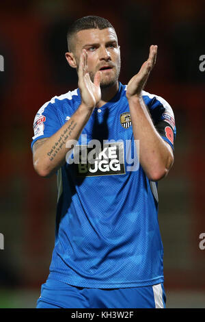 Notts County's Carl Dickinson Stock Photo - Alamy