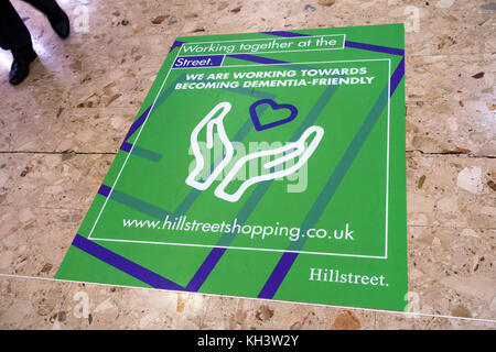 Hill Street Shopping Centre Middlesbrough England UK interior with a ...