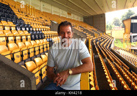 The Steve Bull stand at Molineux stadium in Wolverhampton Stock Photo ...