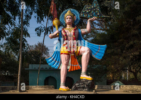 Hanuman statue, Chowka, Kandra Road, Jharkhand, India, Asia Stock Photo ...
