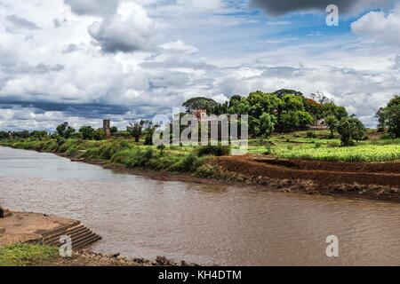 Krishna river , Kolhapur , Maharashtra , India , Asia Stock Photo - Alamy