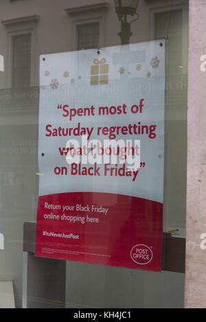 Black Friday Post Office banner Stock Photo - Alamy