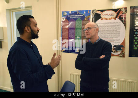 Open Day at the Rose Lane Mosque, Norwich Nov 2017. This communal event ...
