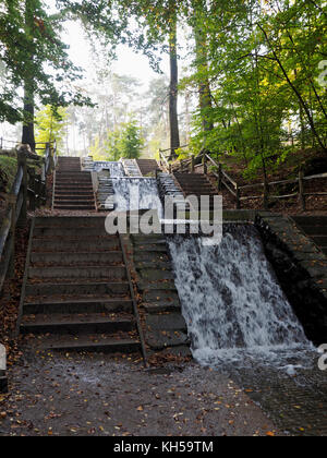 The highest waterfall in the Netherlands (about 15 meters) is actually ...