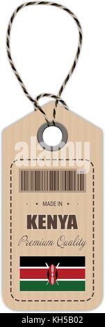 Banner template with flag of Kenya for advertising travel, business and ...