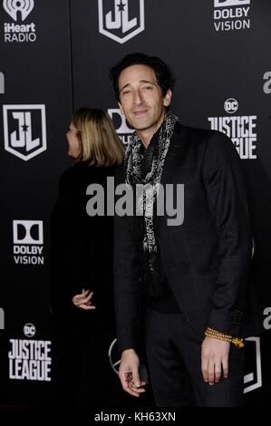 Adrien Brody. "Justice League" Los Angeles Premiere held at the Dolby ...