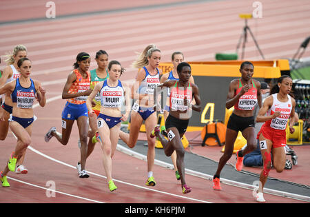 Women's 5000m Final - IAAF World Championships - London 2017 Stock ...