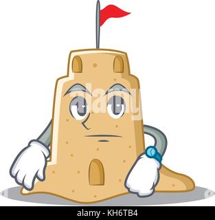 Waiting cute sun character cartoon Stock Vector Image & Art - Alamy