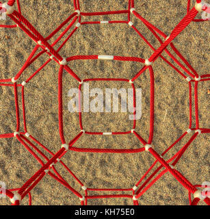 Pole aerial High Dynamic Range (HDR) image of a baseball pitcher's dirt ...