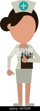 Nurse faceless avatar Stock Vector Image & Art - Alamy