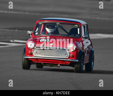 Andy Newbound, Morris Mini, VSCC, Pomeroy Trophy, Silverstone, 18th ...