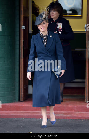 The Countess of Wessex during a homecoming parade at Bulford Barracks ...