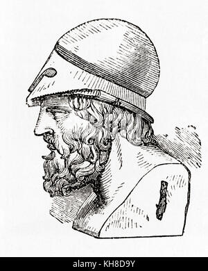 Aristides, 530 - 468 BC, Athenian politician and statesman, ostracism ...