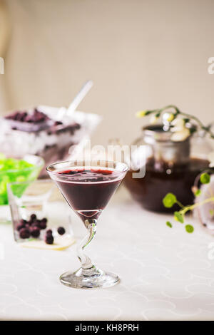 Cocktail from currant Stock Photo - Alamy
