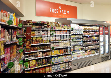 Morrisons " Free From " range Stock Photo - Alamy