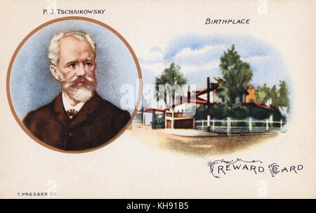The birthplace of Pyotr Tchaikovsky (1840-1893) in Votkinsk, a small ...