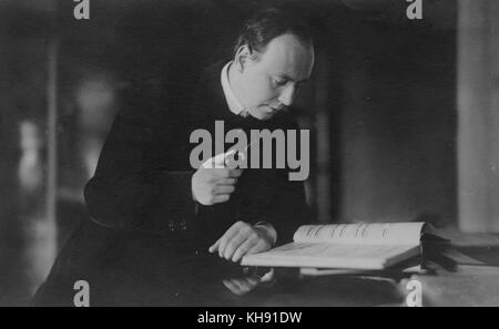 Egon Petri - portrait. American pianist of Dutch origin 1881-1962 Stock ...