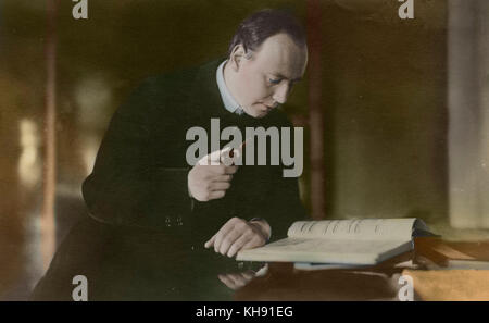 Egon Petri - portrait. American pianist of Dutch origin 1881-1962 Stock ...