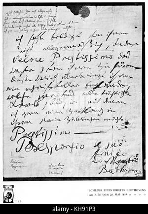 Letter from Ludwig van Beethoven to "The Immortal Beloved". Ludwig van ...