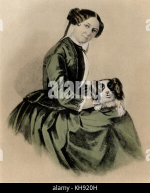Minna Wagner - portrait of Richard Wagner 's wife. MW, (born Wilhelmine ...