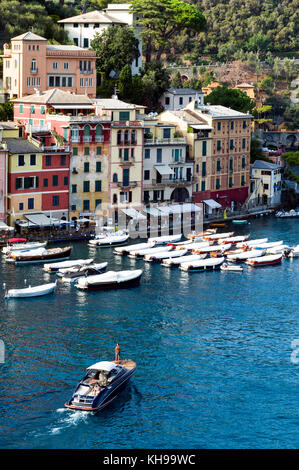Italie. Ligurie. Golfe de Tigullio, Riviera Italienne. Portofino ...