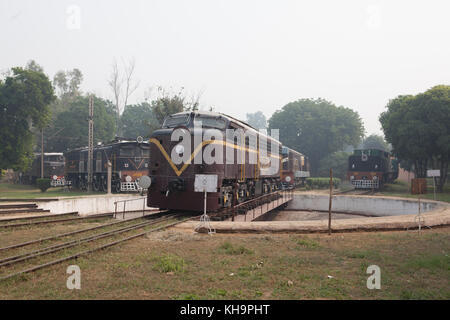 old steam locomotive train at Delhi railway station India 1982 Stock ...