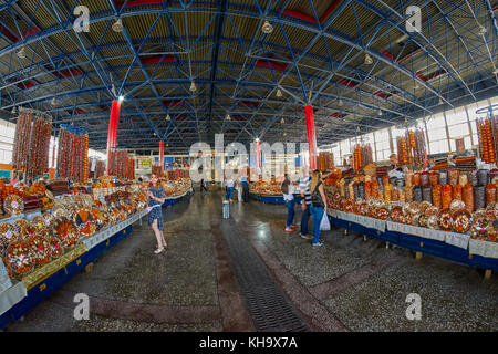 YEREVAN, ARMENIA - AUGUST 03, 2017: Central Market of Yerevan selling ...