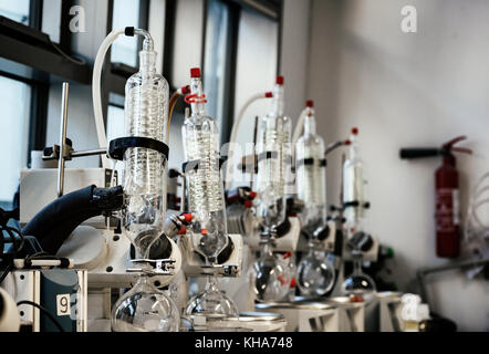 Science and education. chemistry lab. back to school. happy children ...