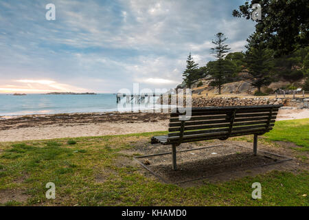 The Port Elliot Jetty / pier located in Horseshoe Bay on the Fleurieu ...