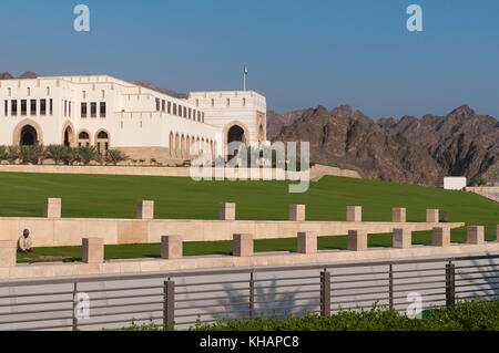 Parliament building in Al Bustan district. Al Bustan District, Muscat ...