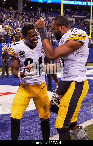 Indianapolis Colts wide receiver Mike Strachan (17) is seen before an ...