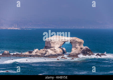 Natural Arch called La Portada in Antofagasta, Chile Stock Photo - Alamy
