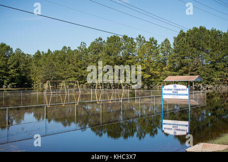 Alamac Community Park, in Roberson County, near Lumberton, NC, remains ...