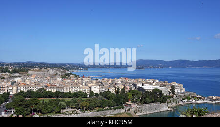 Corfu town cityscape summer season Greece Stock Photo - Alamy