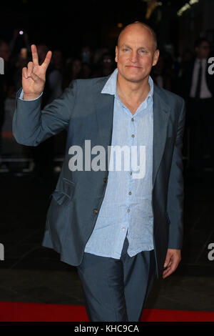 Actor Woody Harrelson attends the premiere of Focus Features ...