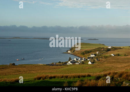 Village of Stein, Loch Bay, Waternish peninsula, Isle of Skye, Scotland ...