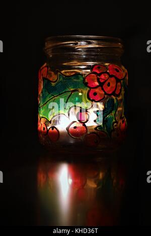 romantic candle,lampion ,handmade Stock Photo - Alamy