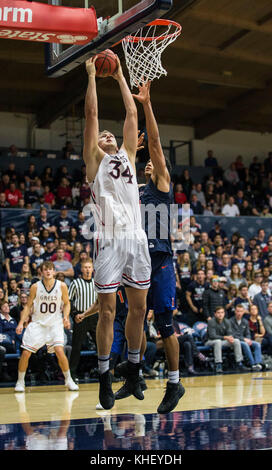 Saint Mary's (Cal.) center Jock Landale (34) dunks over San Francisco ...