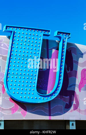 Large Letters on Carnival Rides. Coney Island, Brooklyn New York City ...