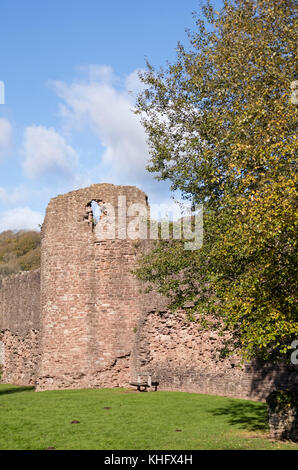 Skenfrith Castle and Village Stock Photo - Alamy