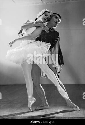 Russian ballet dancers Tamara Toumanova, Tatiana Riabouchinska and ...