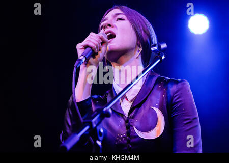 Milan Italy. 16th November 2017. The American singer-songwriter Natalie ...