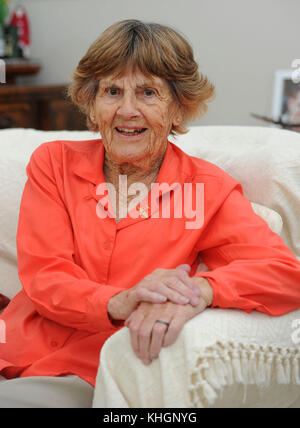 FILE: Gloucestershire, England, 17th Nov 2107. 'ATA girl' Joy Lofthouse ...