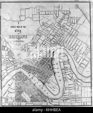 STREET MAP 1878 Stock Photo - Alamy