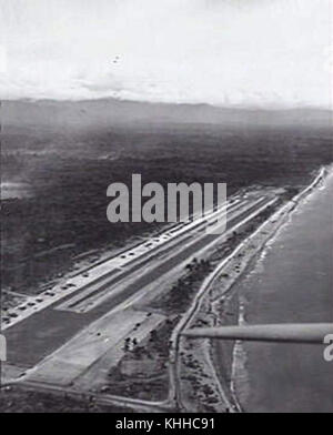 An aerial view of the airfield taken during Exercise Bright Star '82 ...