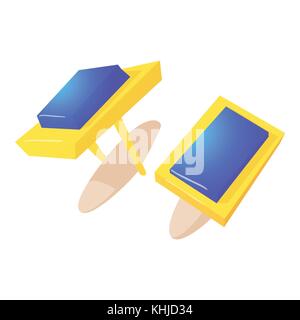 Cufflinks icon, cartoon style Stock Vector Image & Art - Alamy