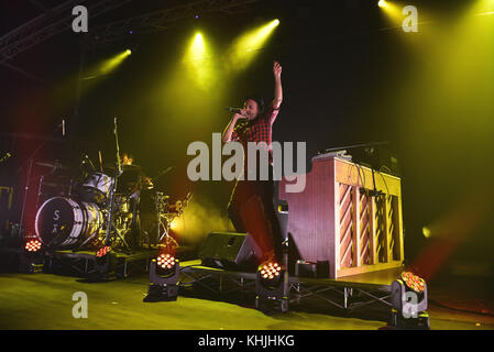 Napoli, Italy. 16th Nov, 2017. Italian singer-songwriter Samuel Romano ...