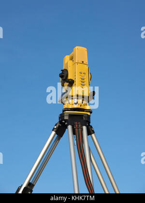 The total station is digital geodetical instrument for angles and ...