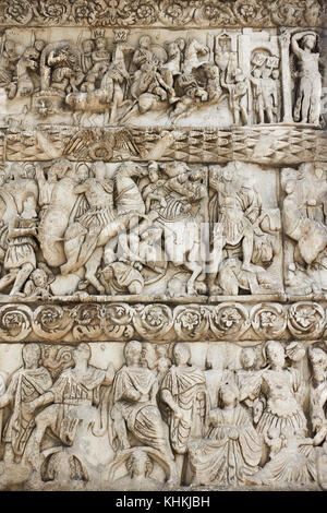 Ancient Greek bas-relief on grave stele, marble sculpture of women and ...